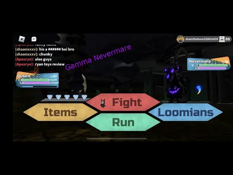 Gamma nevermare loomian legacy finds # 1 - YouTube