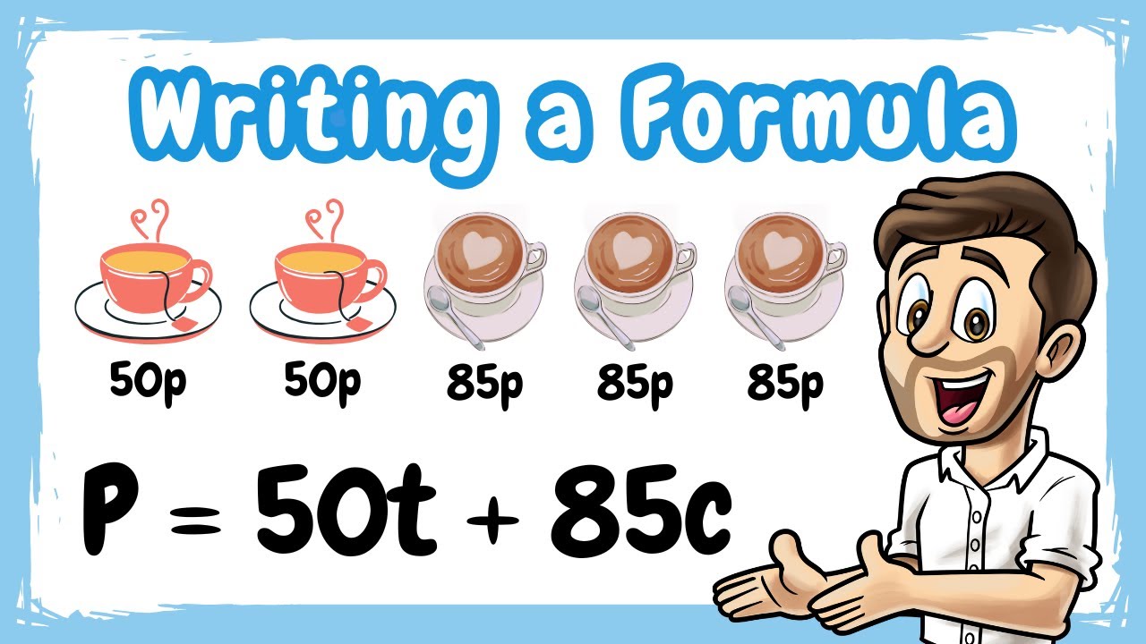 Writing a Formula // How to Write a Formula using Different Variables ...