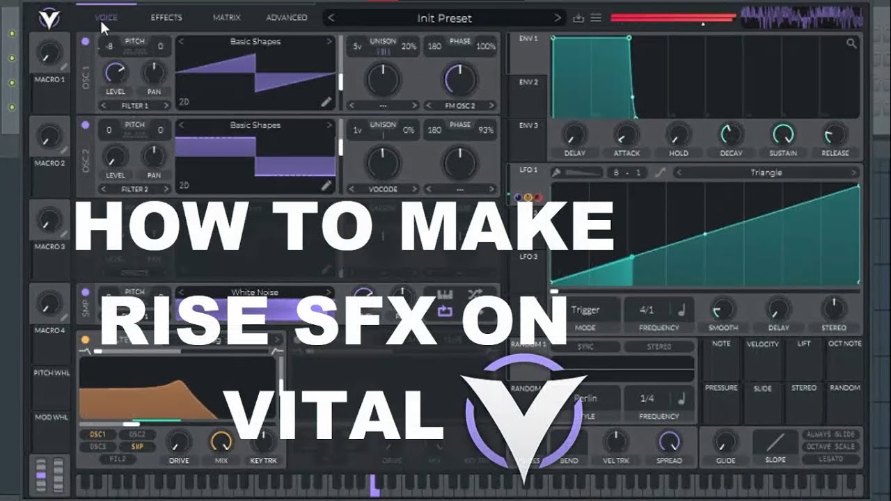 HOW TO MAKE RISE SFX ON VITAL // Sound Desing Tutorial #1 - YouTube
