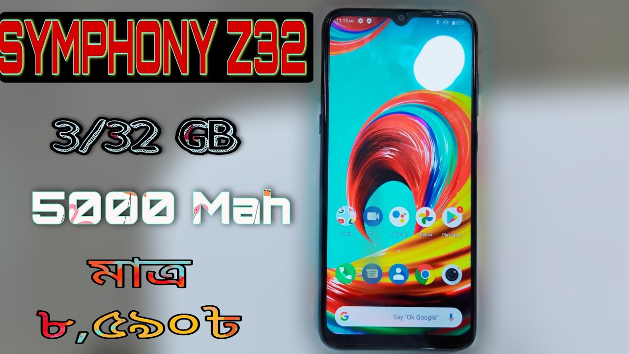 SYMPHONY Z32 FULL Review | 3/32GB alternative to symphony Z18 - YouTube