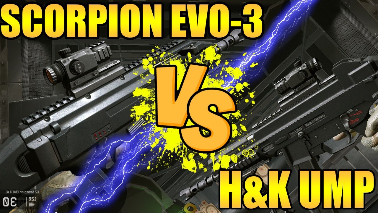 SCORPION EVO 3 vs H&K UMP | Warface - YouTube