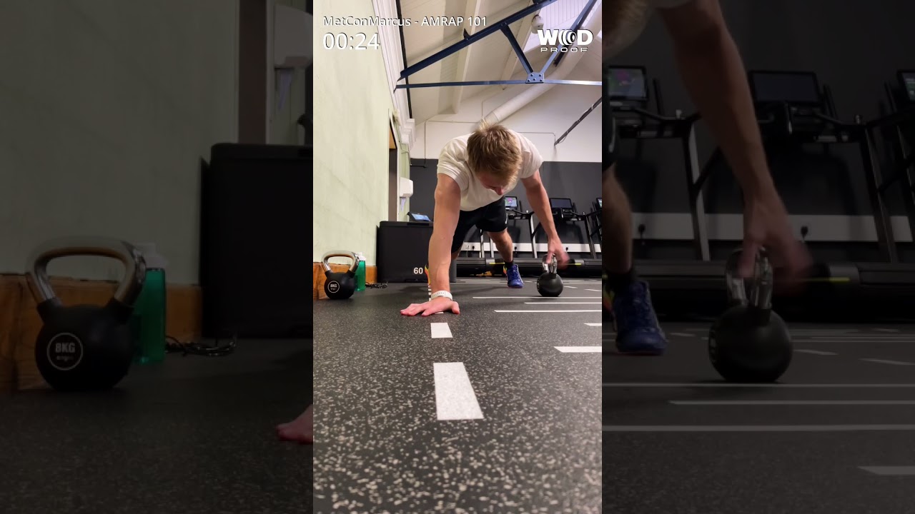 Kettlebell pass through plank exercise // kettlebell floor drag ...