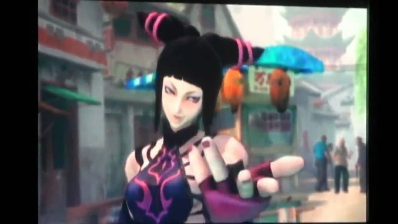 Super Street fighter IV Juri Intro & Gameplay - YouTube