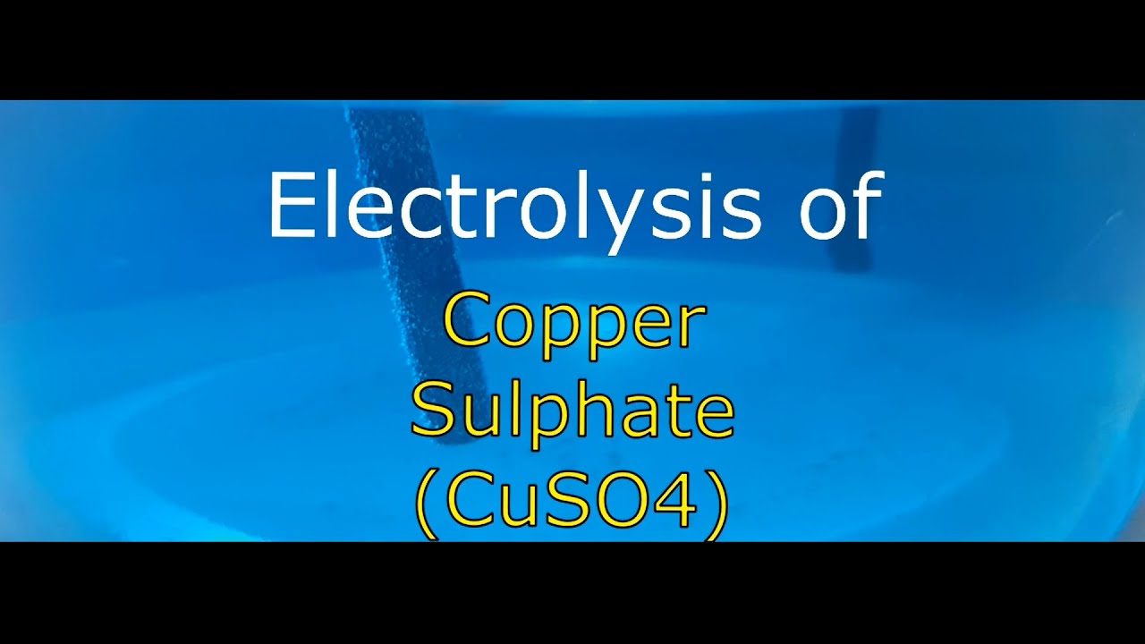 How To Make Copper Sulphate Cuso4 Using Copper Oxide Cuo