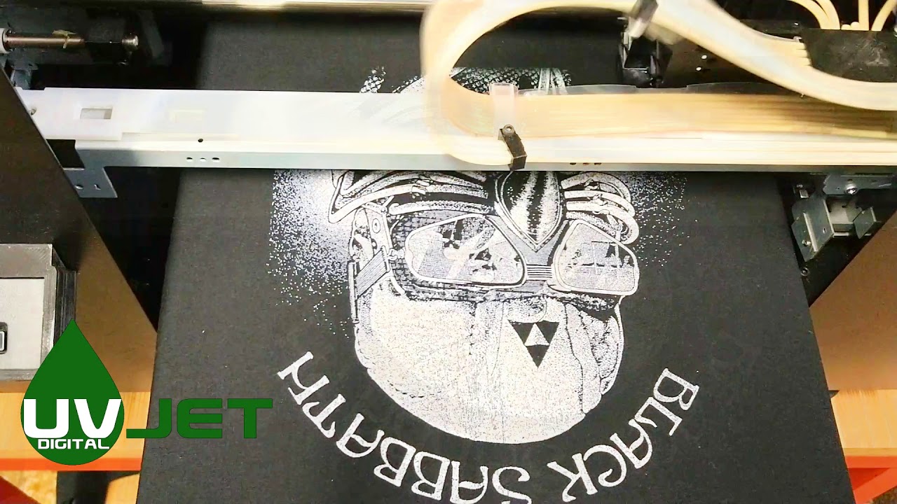 Estampadora digital textil DTG UVJET Tango TX - YouTube