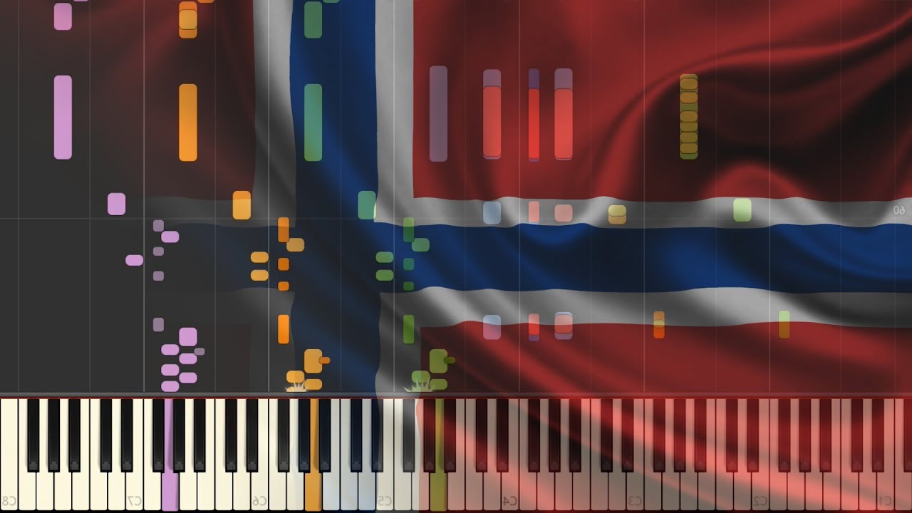 The National Anthem Of: Norway [SYNTHESIA] - YouTube