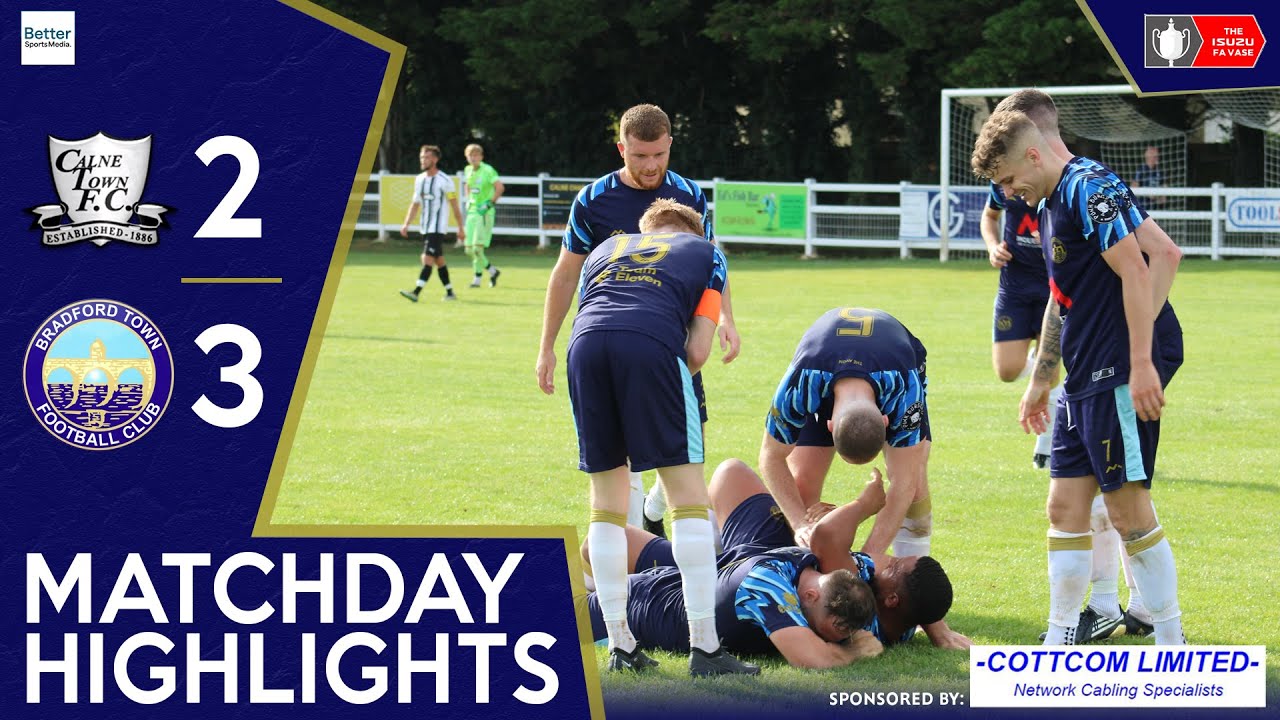 Calne Town FC 2-3 Bradford Town FC | Matchday Highlights - YouTube