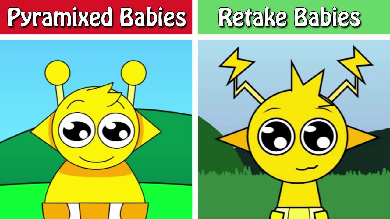 Incredibox Sprunki Retake Babies Vs Sprunki Pyramixed Babies - Normal ...
