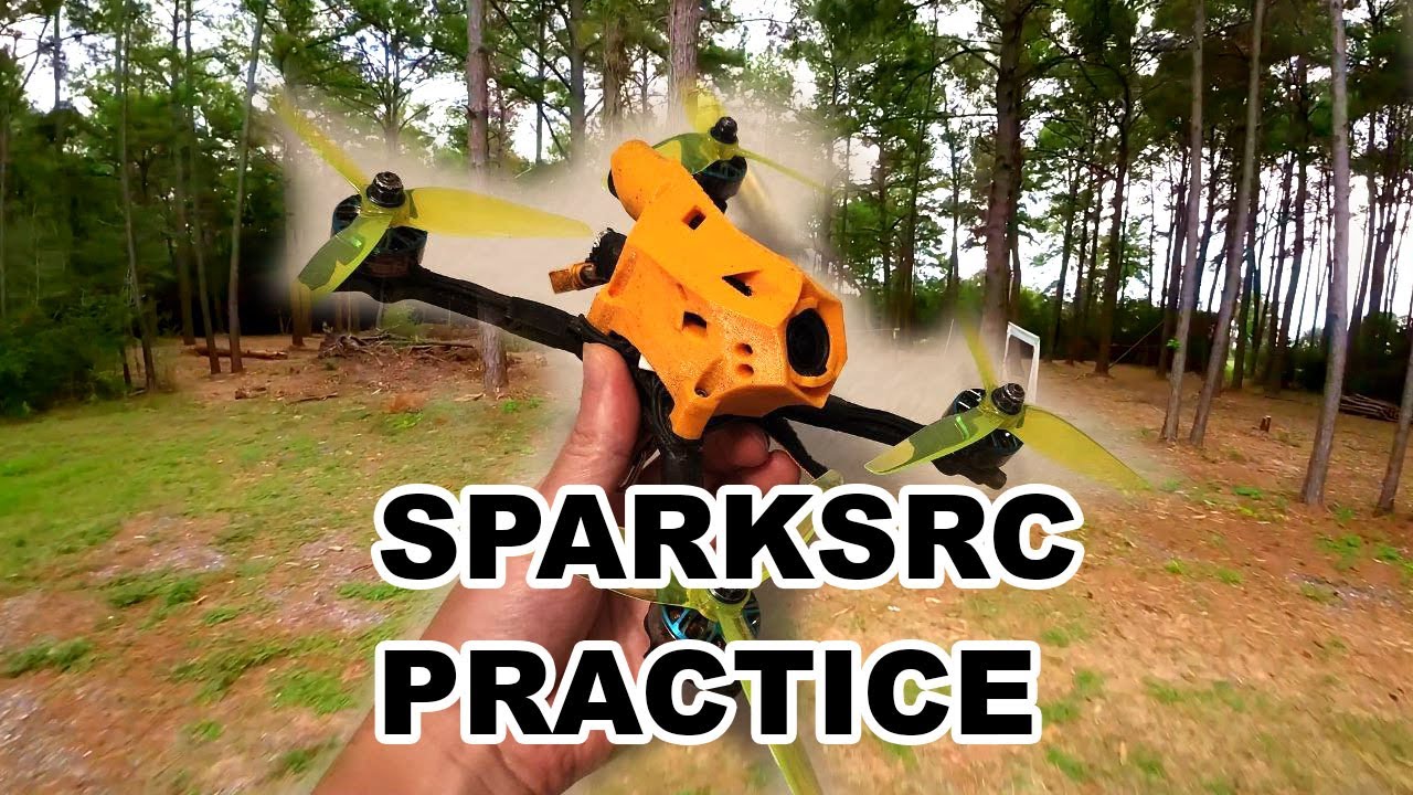 Move these sticks! :) sharp FPV track at SparksRC - YouTube