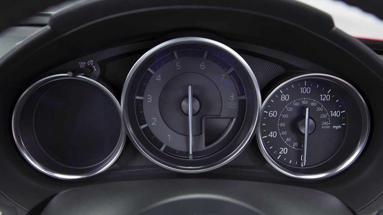 Mazda Instrument Panel - YouTube