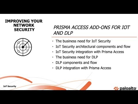 Prisma Access add-ons - IOT & DLP - YouTube