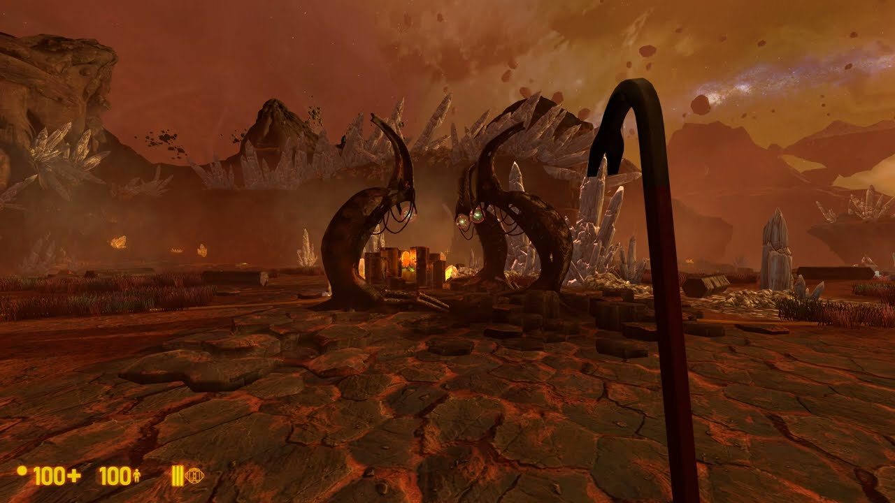 Black Mesa (2020) 4k PC Gameplay - CH16 Gonarch Boss, first encounter ...