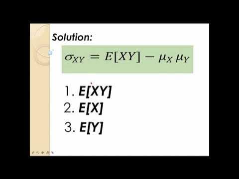 Covariance of 2 CONTINUOUS Random Variables - YouTube
