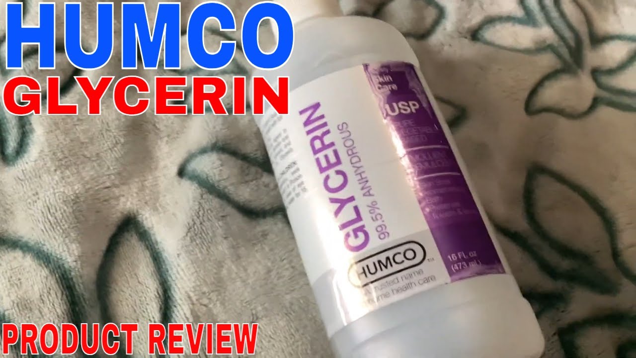 Humco 103116001 Glycerin 🔴 - YouTube
