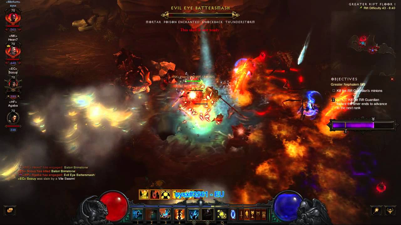 Diablo III ROS: Greater Rift - Difficulty 43 (gameplay with wd) #11 ...