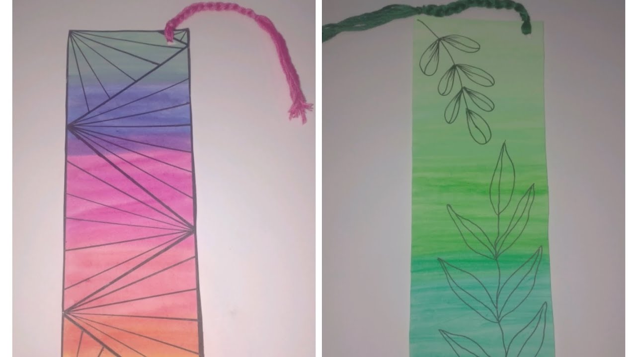 Bookmarks | Easy Bookmarks | How to make bookmarks | Beautiful ...