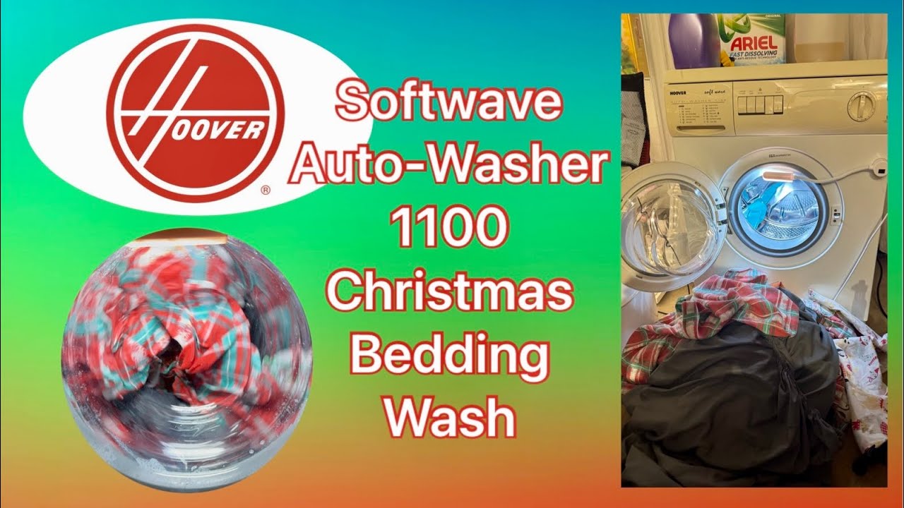 Christmas Bedding In The Hoover Softwave Auto-Washer 1100 ...