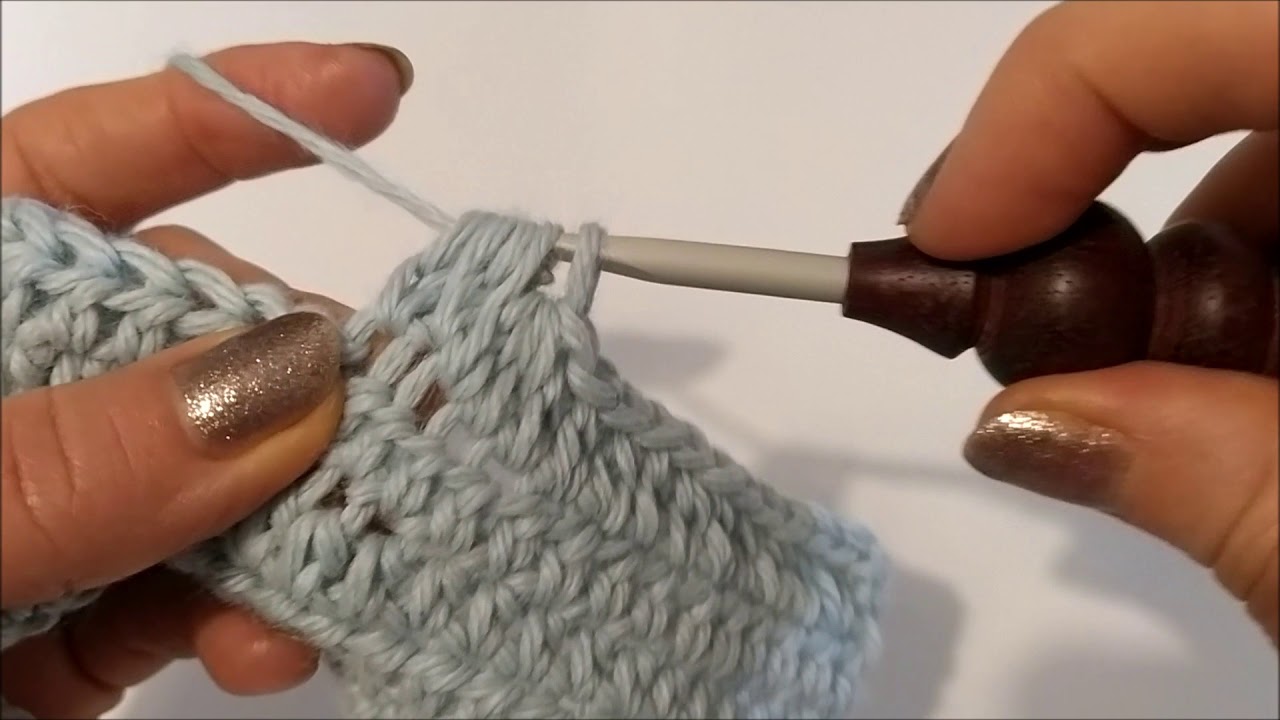 EXTENDED HALF DOUBLE CROCHET DECREASE TUTORIAL - YouTube