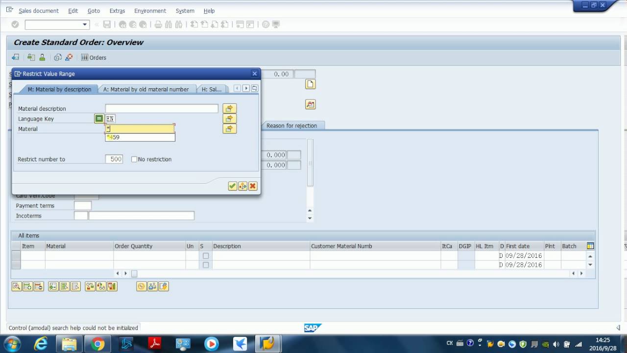 GBI Case SAP Exercise SD1 - YouTube