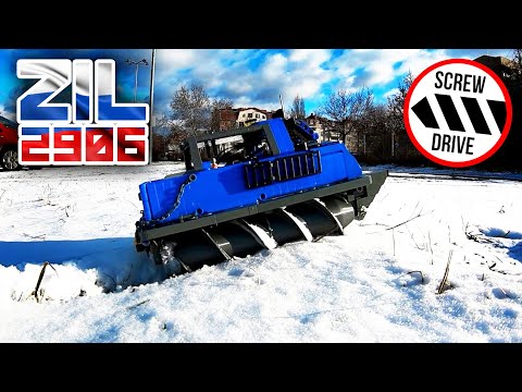 LEGO ZIL-2906 Screw-Propelled Vehicle - YouTube
