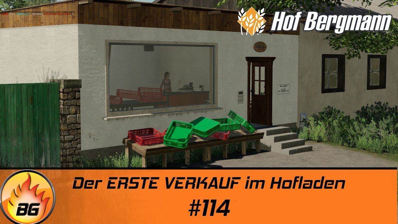 LS19 - Hof Bergmann #114 | Der ERSTE VERKAUF im Hofladen | FS19 | Let's ...