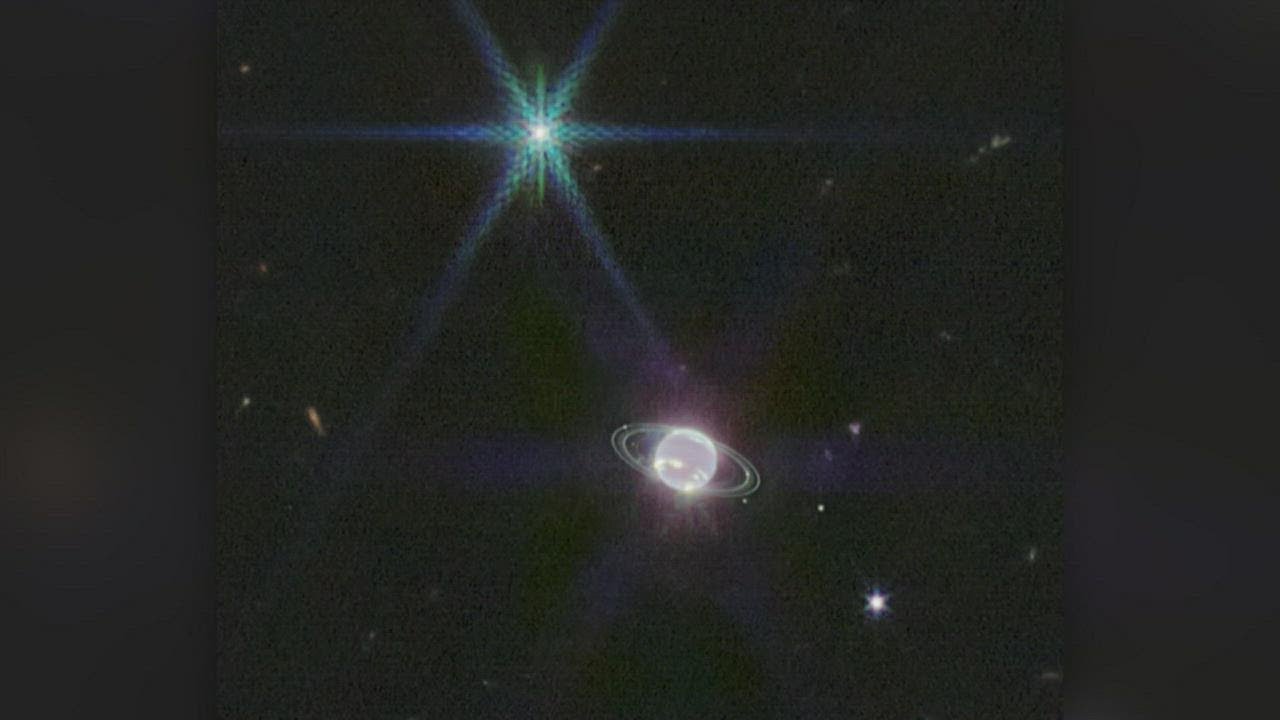NASA releases stunning Webb telescope images of Neptune and its rings ...