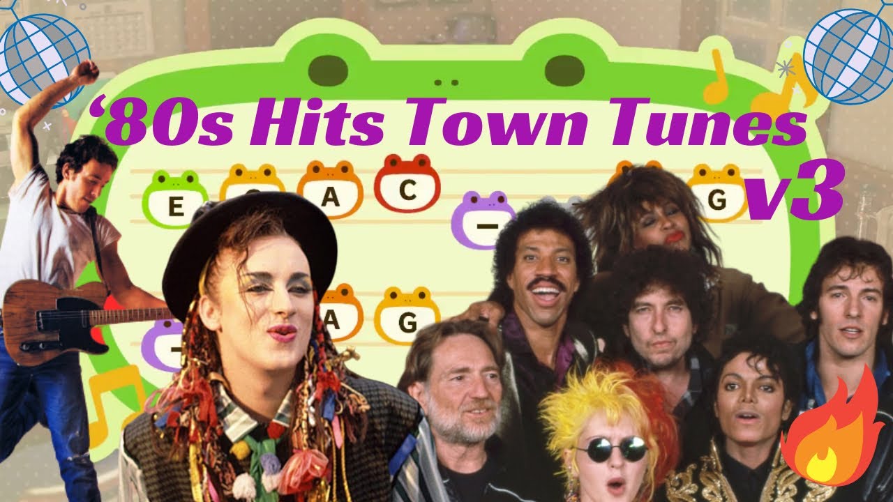 Best 80s Hits Town Tunes v3 for Animal Crossing New Horizons ACNH - YouTube