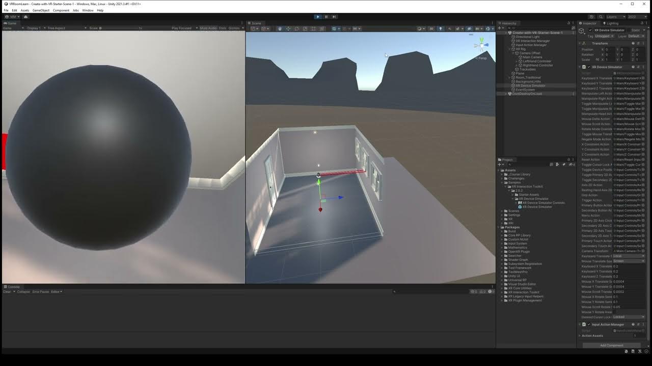 Following Unity Learn: VR Development pathway (1/x) - YouTube