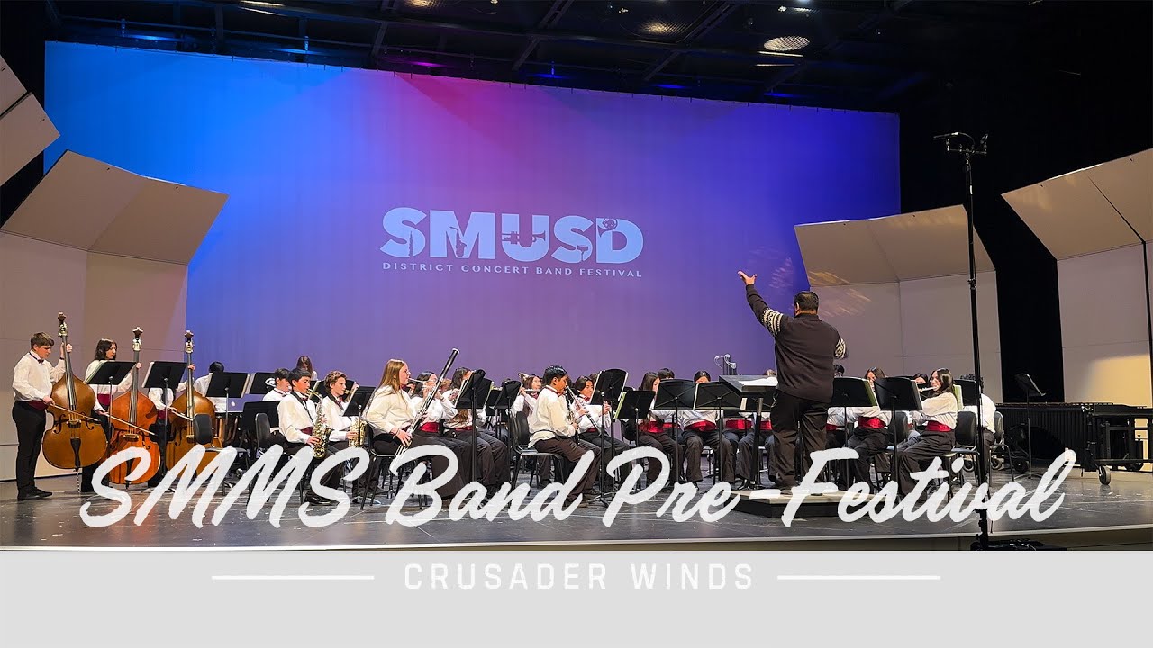 San Marcos Middle School: SMUSD Band Pre-Festival - 02/20/25 - YouTube