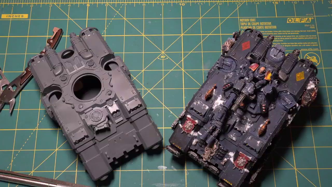 First Video! Repulsor #2 - Space Wolves Conversion - YouTube