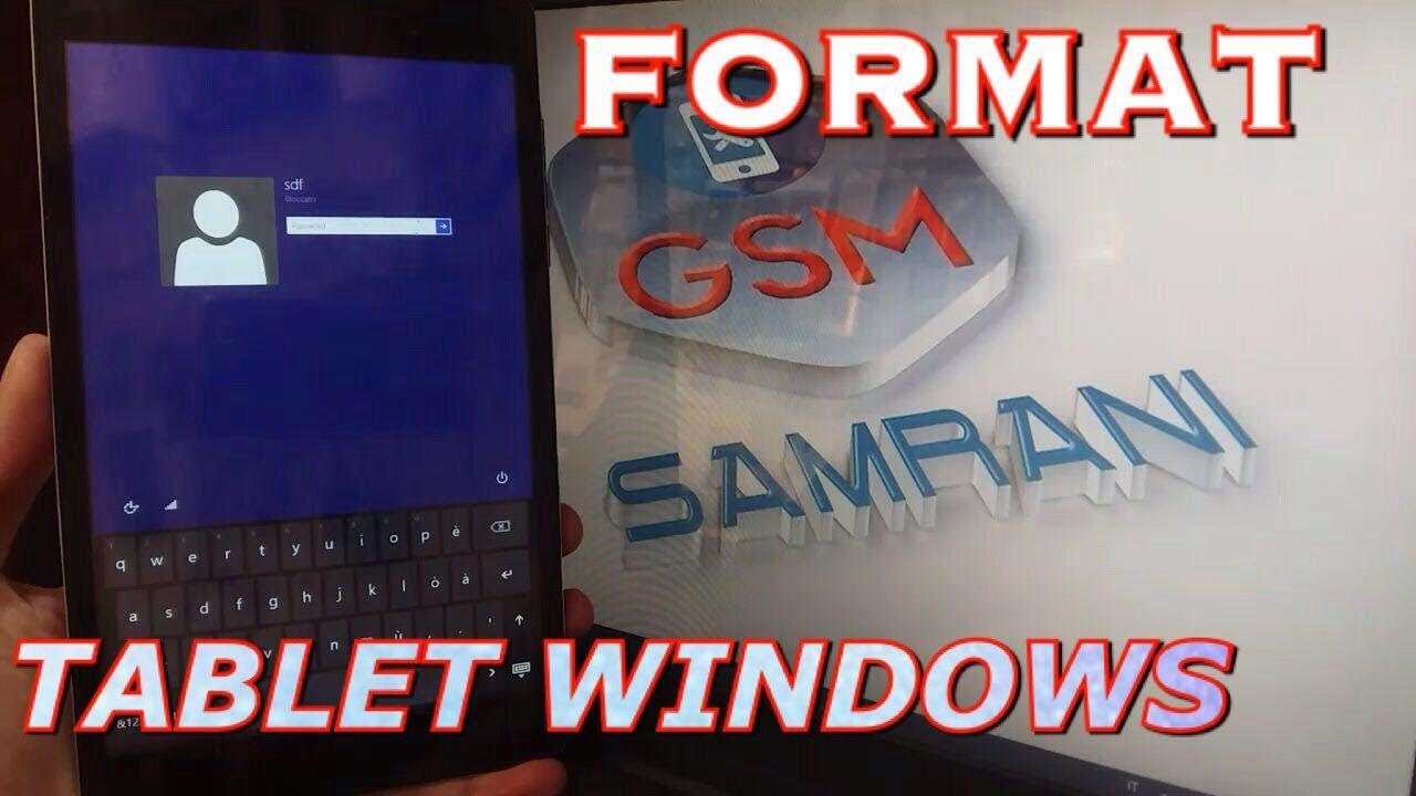 HARD RESET ANY TABLET WINDOWS | Remove Lock Screen | Pin | Pattren ...