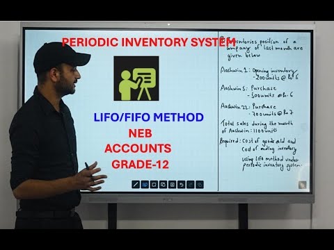 LIFO/ FIFO under Periodic Inventory System || Class 12 Account Model ...