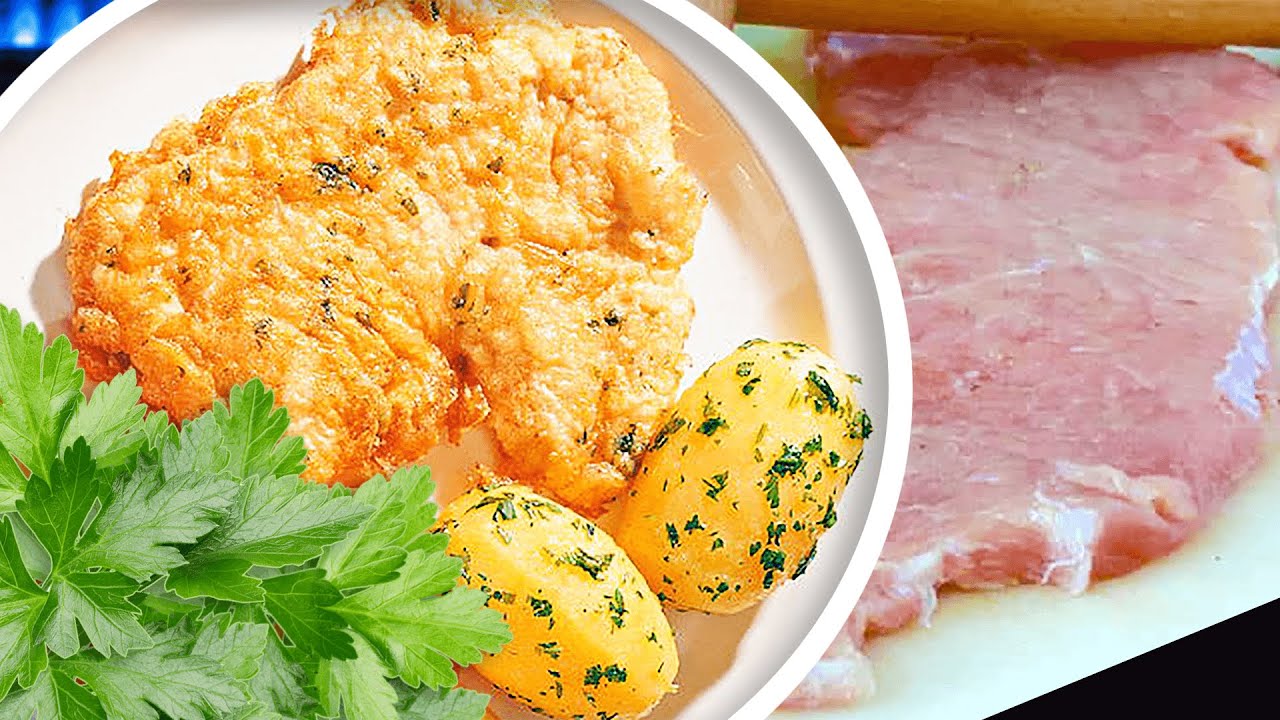 Rețetă de Șnițel de Porc Parizian cu Cartofi Natur @ReteteDeCasaUnice ...