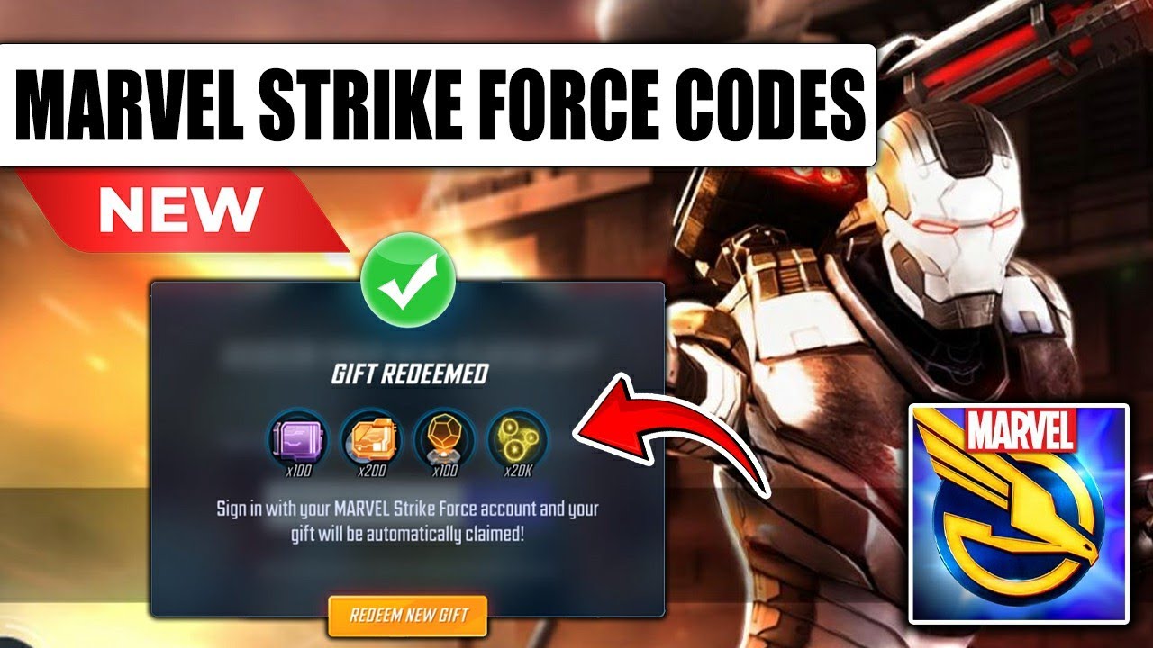 MARVEL STRIKE FORCE CODES | HOW TO REDEEM CODES IN MARVEL STRIKE FORCE ...