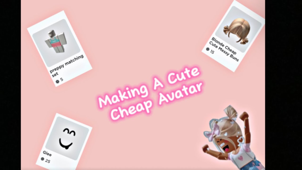Making A Cute Cheap Avatar🐬🦩🐬🦩 - YouTube