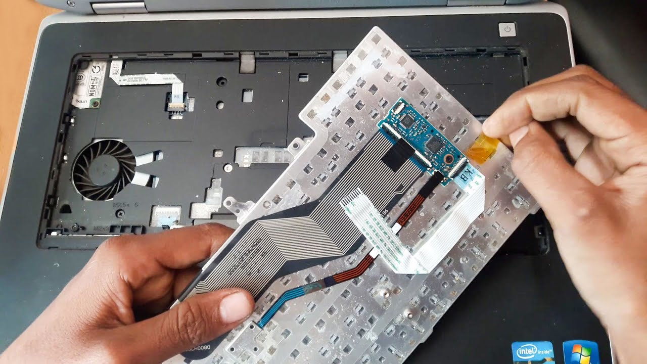 Dell Latitude Keyboard Replacement | How to change Dell Latitude E6420 ...