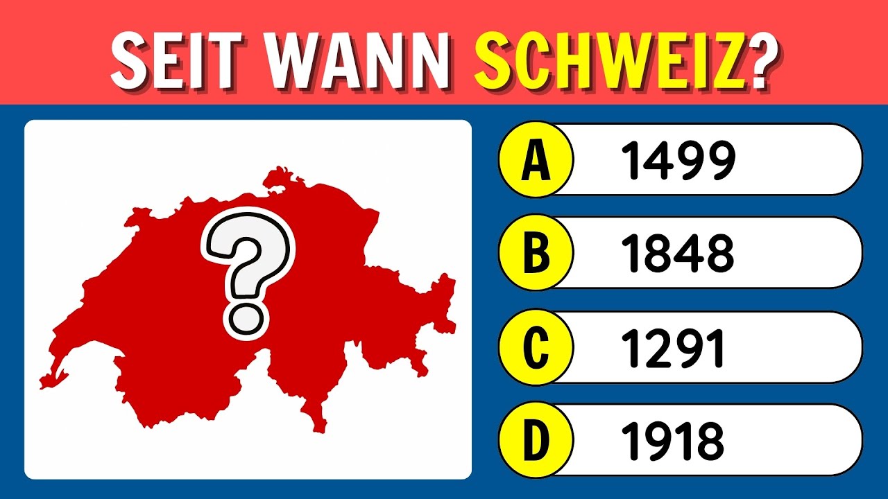 Schweiz Quiz: 30 spannende Fragen über das Land der Alpen, Schokolade ...