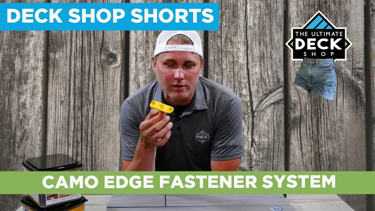 Camo EDGE Fastener SYSTEM // DECK SHOP SHORTS - YouTube