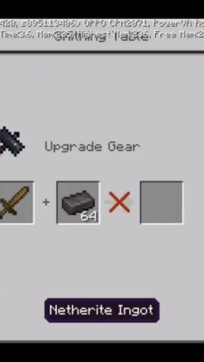 cara membuat pedang netherite di Minecraft - YouTube