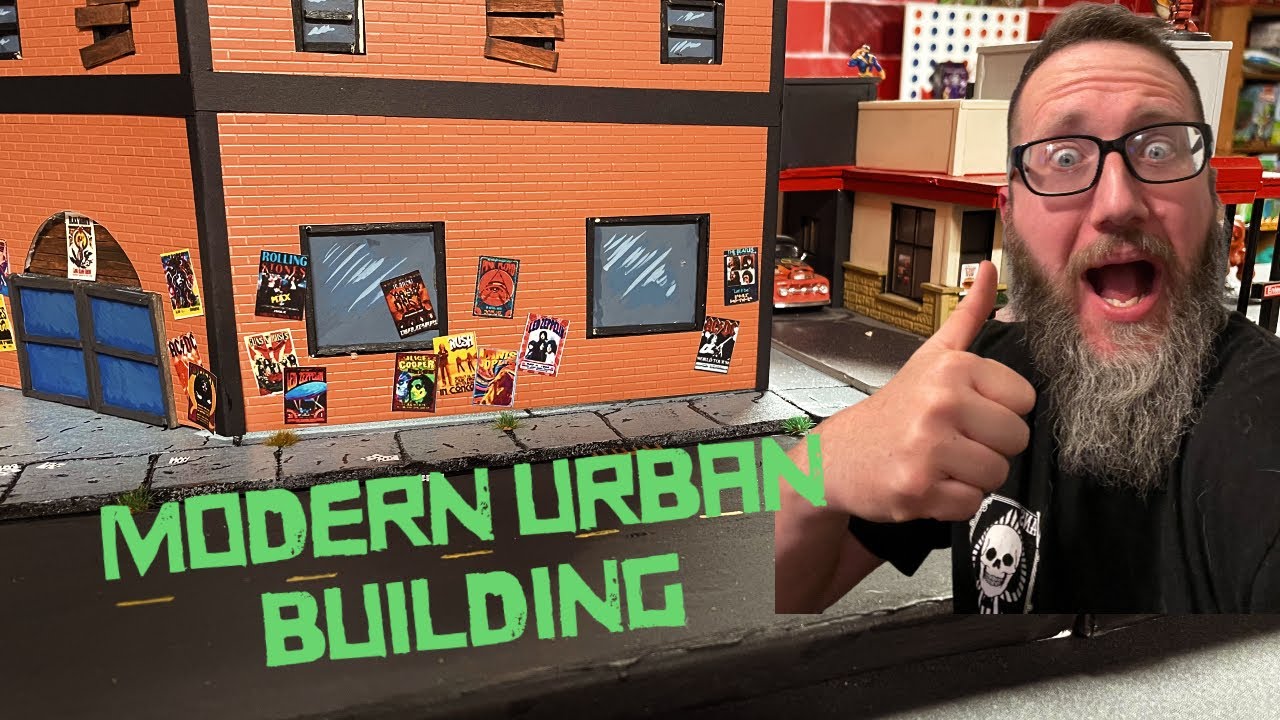 DIY modern terrain build for MCP, Zombicide, walking dead and more ...