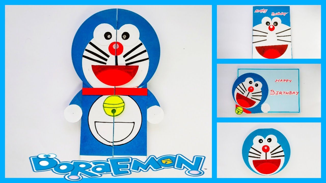 Doraemon Birthday Card Template