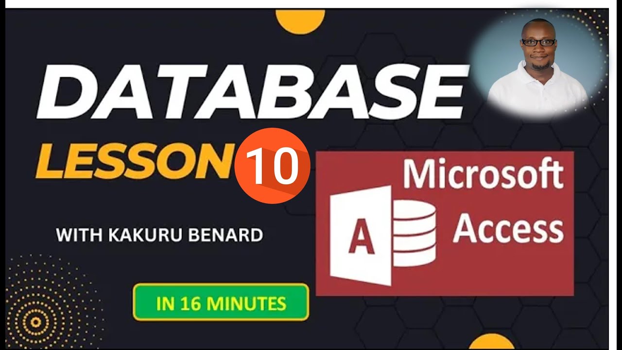 Database Lesson 10 Working Tables Forms To Enter Data Queries And 3502