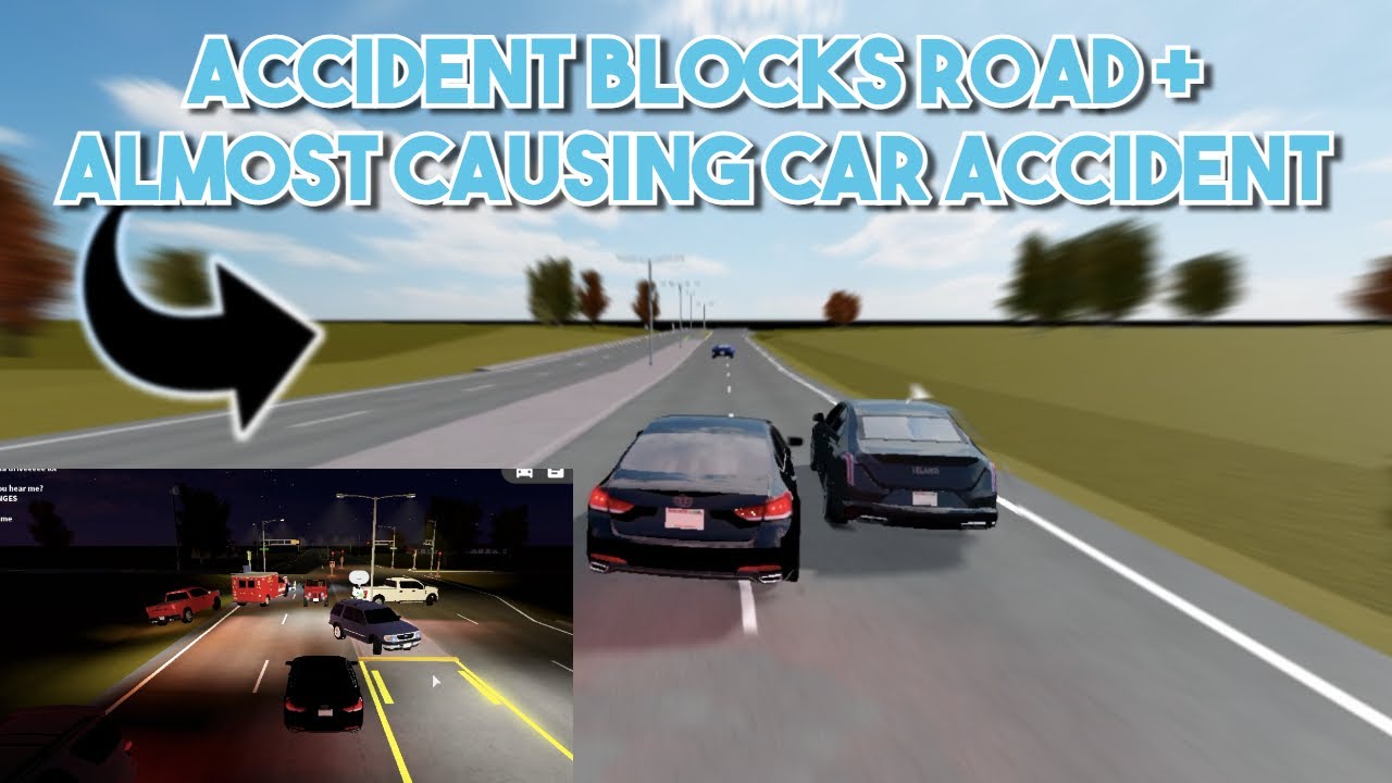 Accident Blocks Road + Almost Causing Car Accident - YouTube