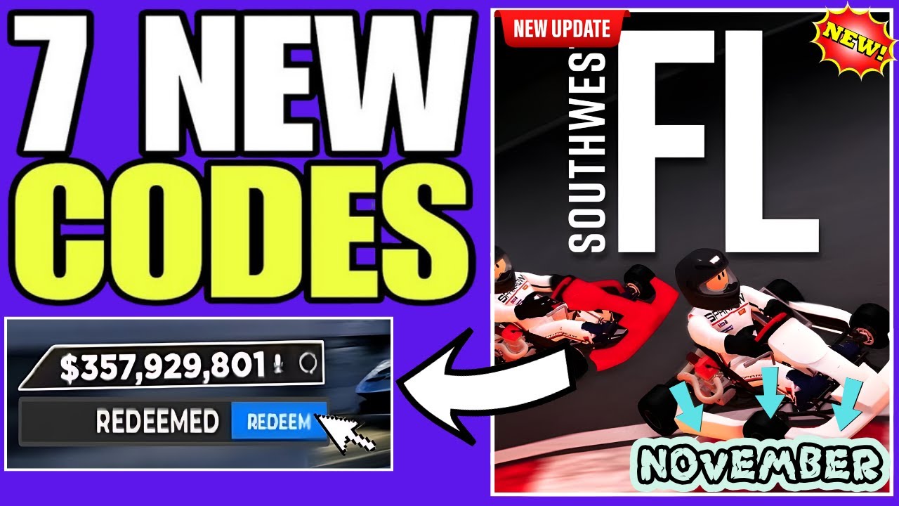⚠️November Codes⚠️SOUTHWEST FLORIDA BETA ROBLOX CODES 2025 - SOUTHWEST ...