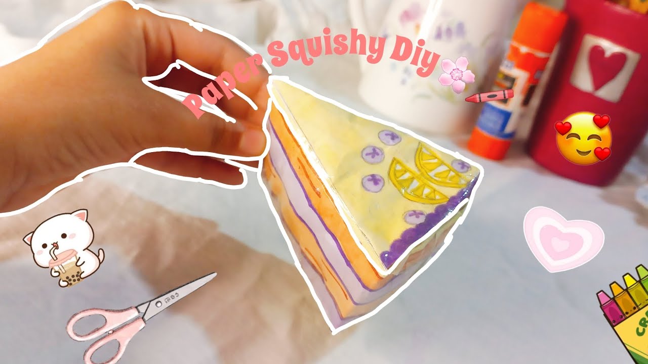 How to make a paper squishy arts and crafts fun diy 🩷 ️🌸🖍📒 ️ INanjiani ...