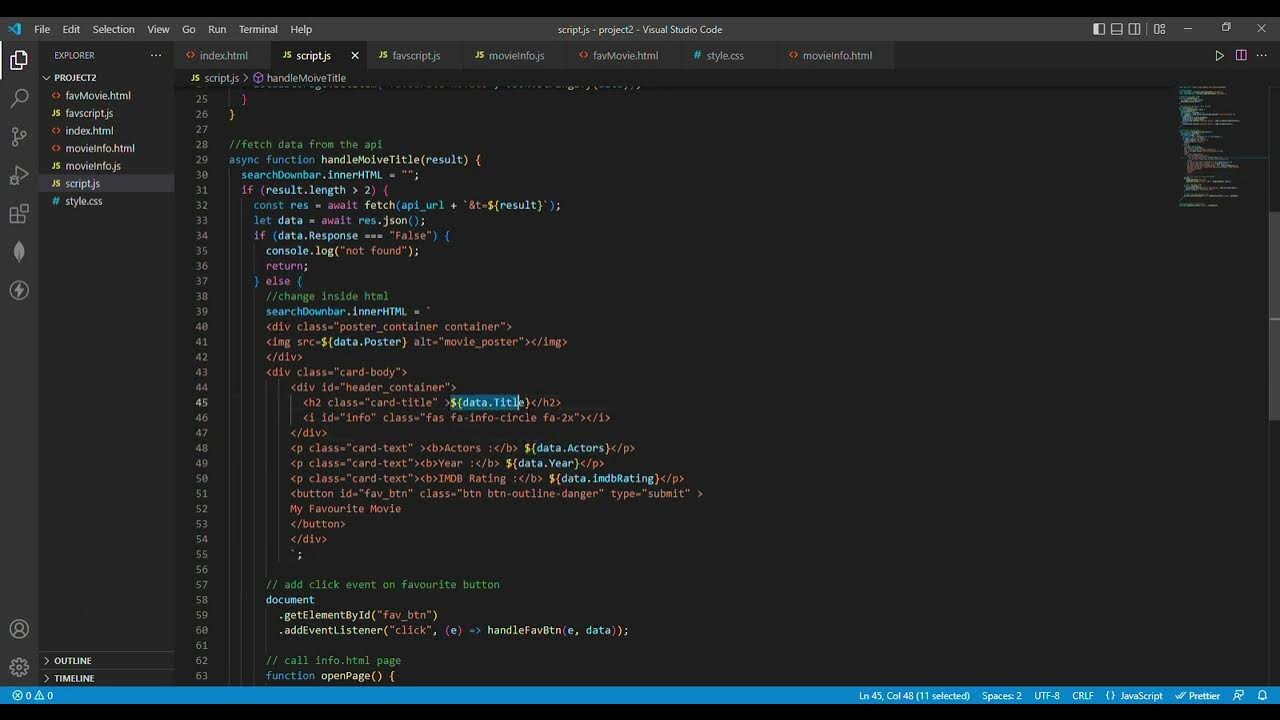 IMDB Clone web application | Coding ninjas #codingninjas - YouTube