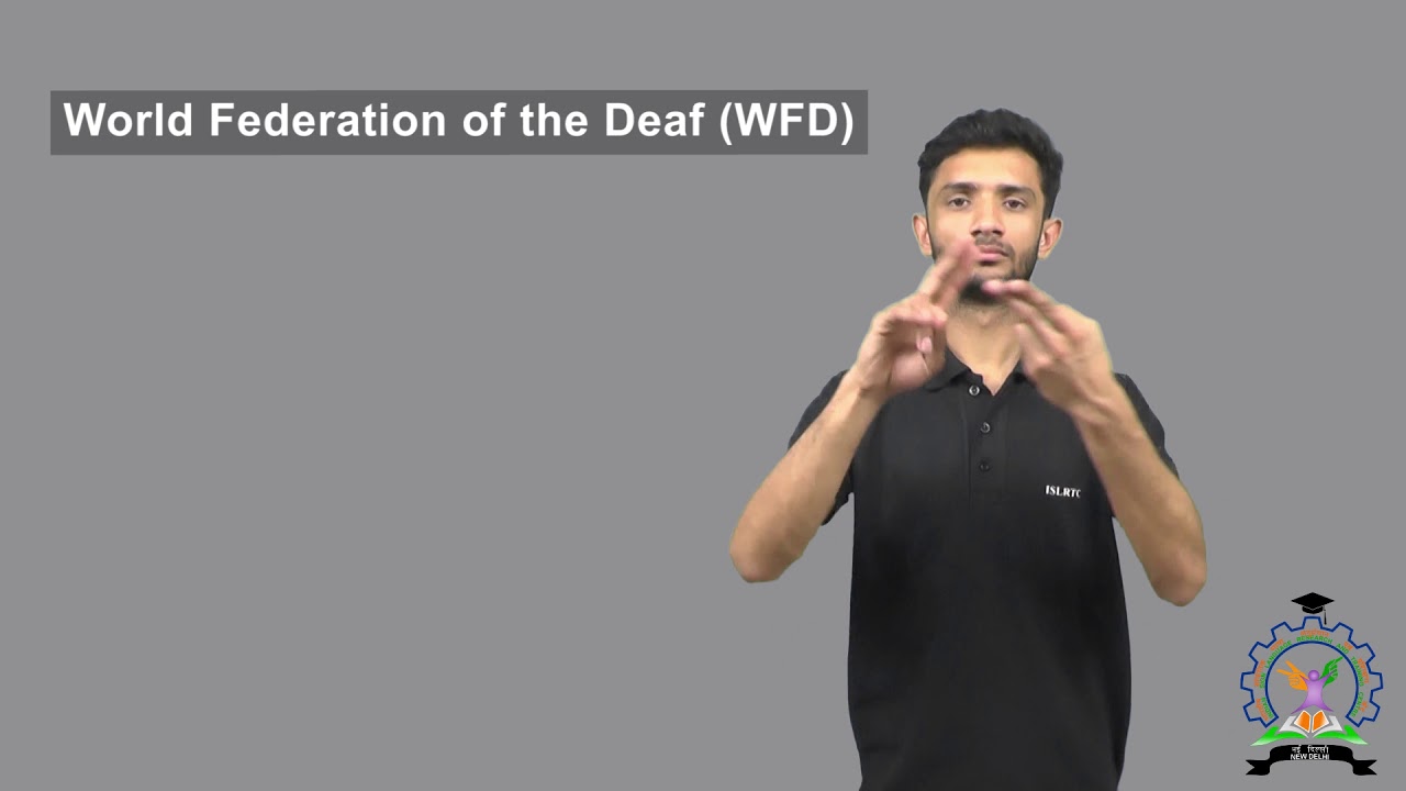 World Federation of the Deaf (WFD) - YouTube