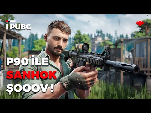 P90 İLE SANHOK ŞOOOOV! - #PUBG #SOLO