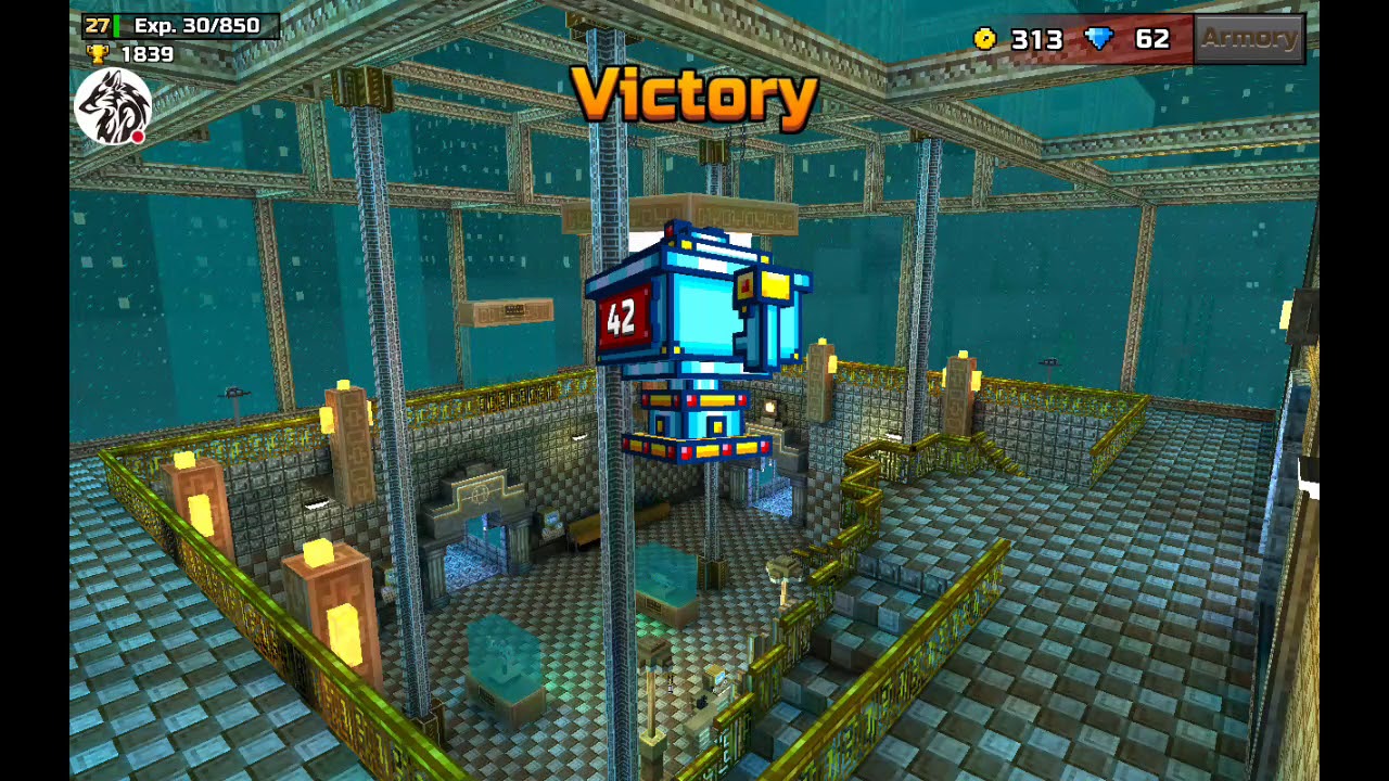 Trying the old maps in pixel gun - YouTube