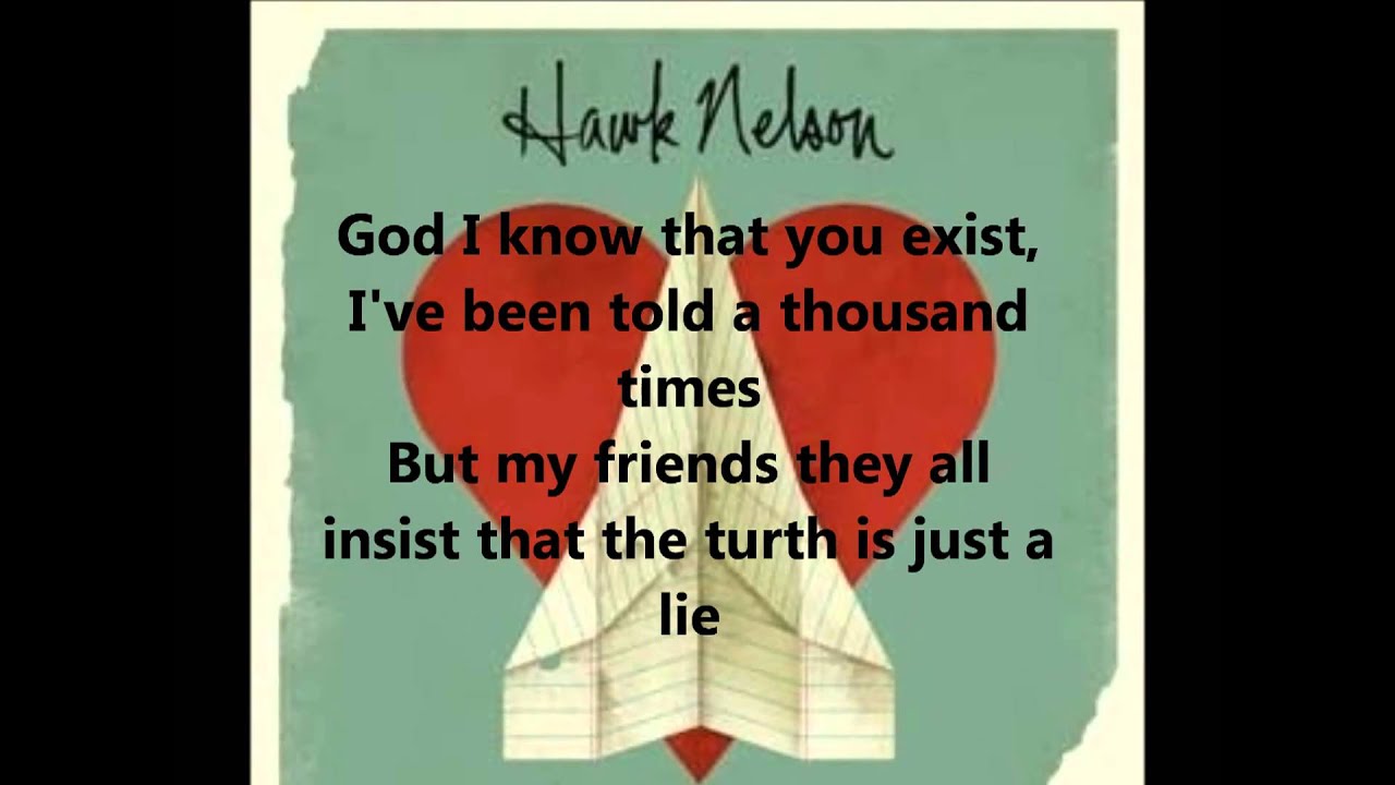 Your love is a mystery by Hawk nelson lyrics - YouTube